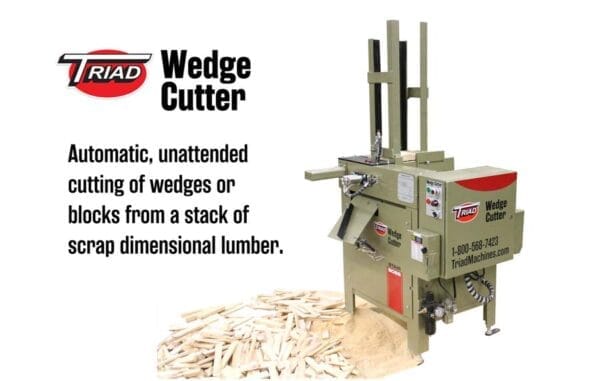 Wedge and Glue Block Cutter - Triad Machines